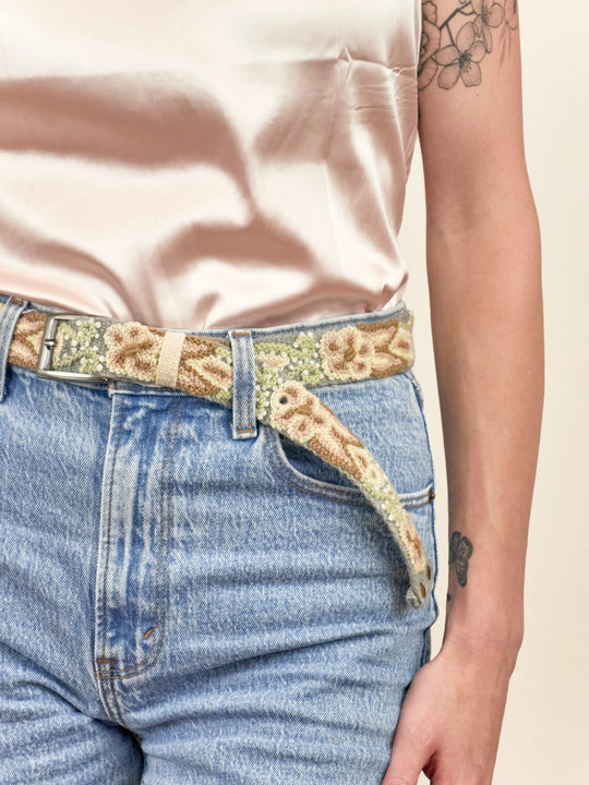 Floral Embroidered Belts – Ash & Rose