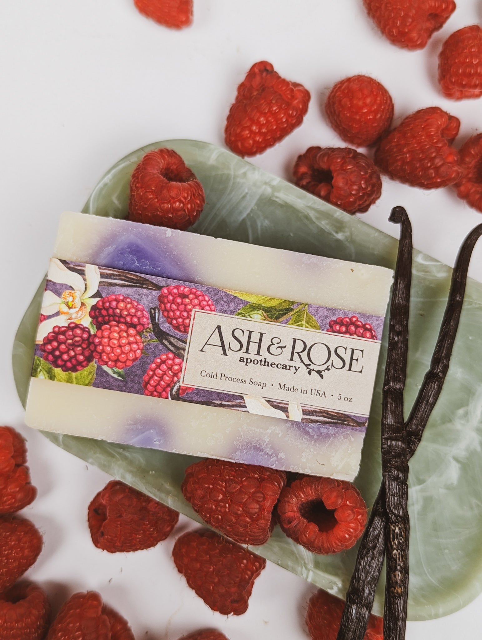 Raspberry Vanilla Soap Bar – Ash & Rose